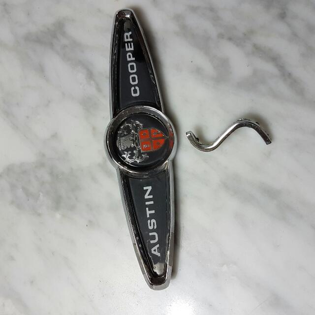 Vintage 60's Mini Austin Cooper S emblem(A Rare Found)., Car ...