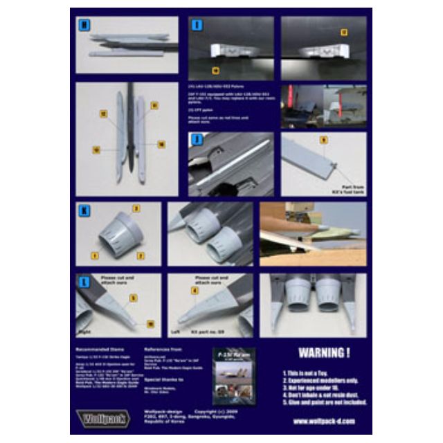 Wolfpack 1/32 for Tamiya F-15E Strike Eagle to F-15I Israeli Air force ...