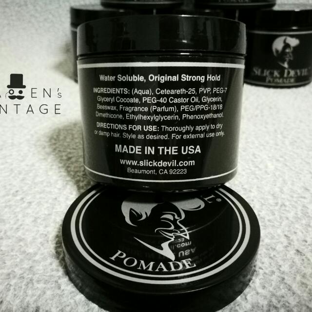 Slick Devil Pomade, Men's Fashion, Footwear, Dress Shoes on Carousell
