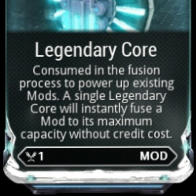 [WARFRAME] Legendary Cores, Video Gaming, Gaming Accessories, Game Gift ...