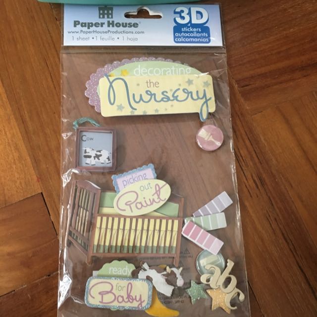 BN Paper house 3D sticker, Hobbies & Toys, Stationery & Craft, Craft ...