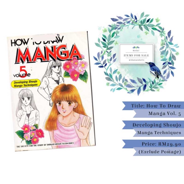 Items to Sell: How To Draw Manga Volume 5: Developing Shoujo Manga ...