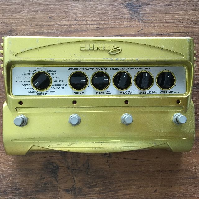 LINE 6 DM4 - Distortion Modeller - Pedal, Hobbies & Toys, Music & Media ...