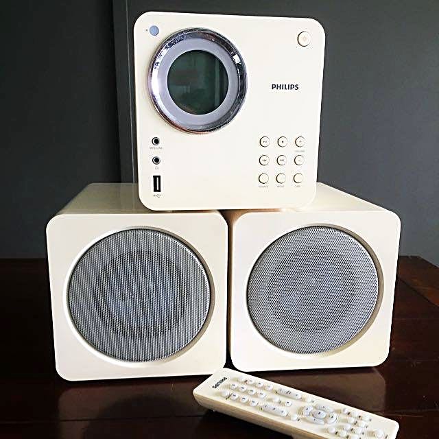 Philips Cube Micro Music System MCM103, Audio, Portable Music Players ...