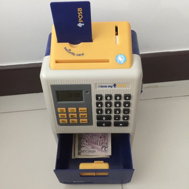 POSB Mini Atm Machine, Hobbies & Toys, Toys & Games on Carousell