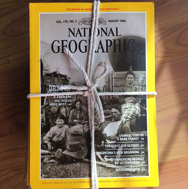 Set Of 20 Vintage Nat Geo Magazines (1986-1996), Hobbies & Toys, Books ...