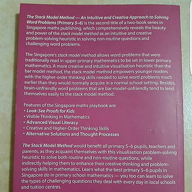 The Stack Model Method For Primary 5-6, Hobbies & Toys, Books ...