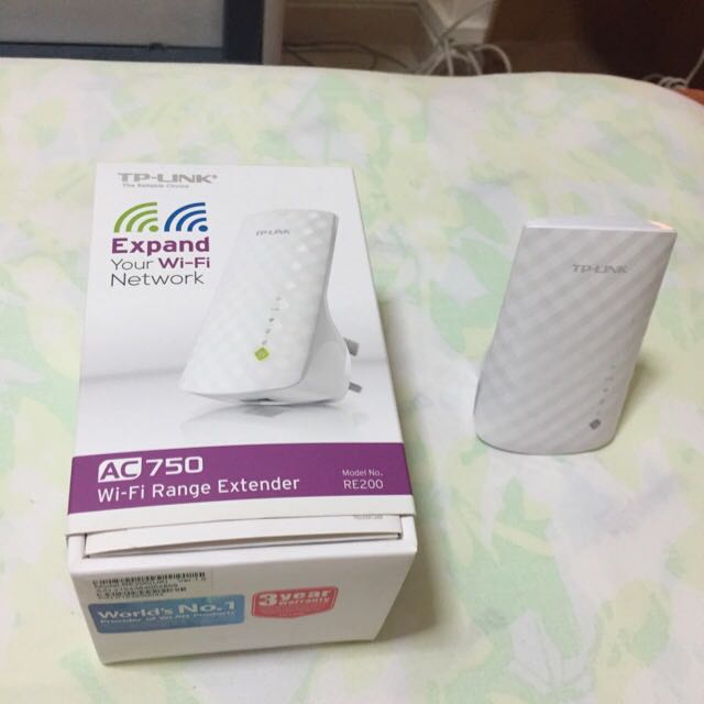TP Link AC750 wi-Fi Ranger Extender, Computers & Tech, Parts ...