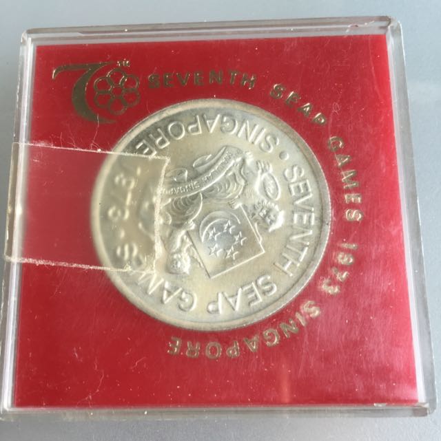 $5 7th Seventh SEAP Games 1973 Singapore Commemorative Collectible ...