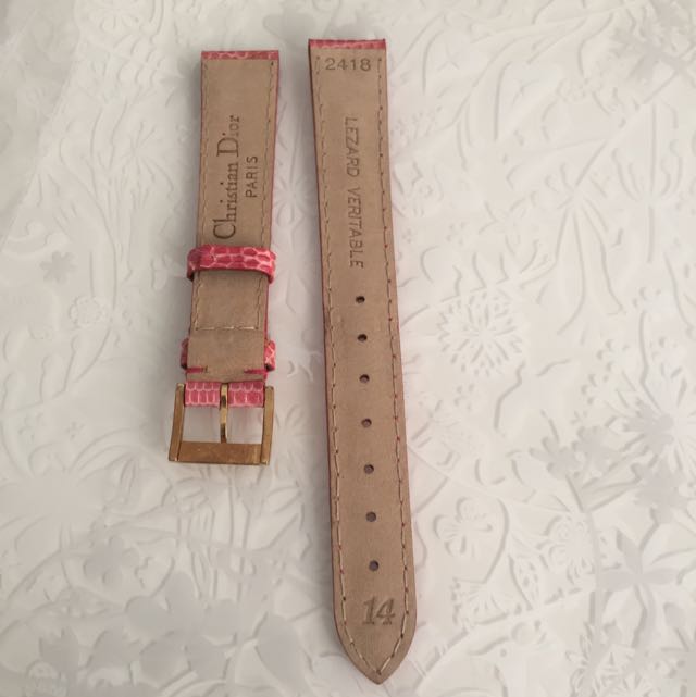 Authentic Christian Dior Ladies Watch Strap, Luxury, Watches on Carousell