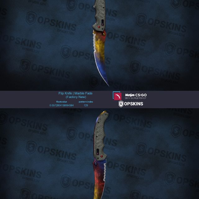 CSGO Skins - Flip Knife Marble Fade FN, Video Gaming, Gaming Accessories, Game Gift Cards ...