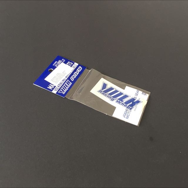 Genuine Rays Volk Racing TE37 Decal (Blue), Car Accessories on Carousell