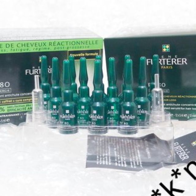 Rene Furterer RF 80 Treatment 防脫髮再生精華素12pcs x 5ml 防脫髮濃縮精華素, 美容＆個人護理, 健康 ...