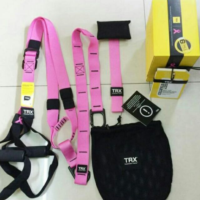 BNIB TRX Pro Suspension Trainer - Pink, Sports Equipment, Exercise ...
