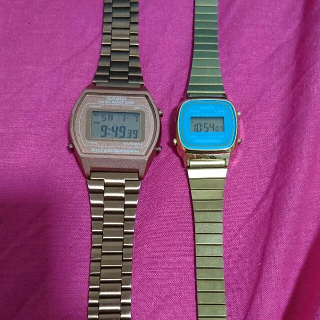 Casio Watch - Bundle Of 2, Women's Fashion, Watches & Accessories ...