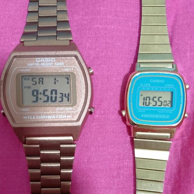 Casio Watch - Bundle Of 2, Women's Fashion, Watches & Accessories ...