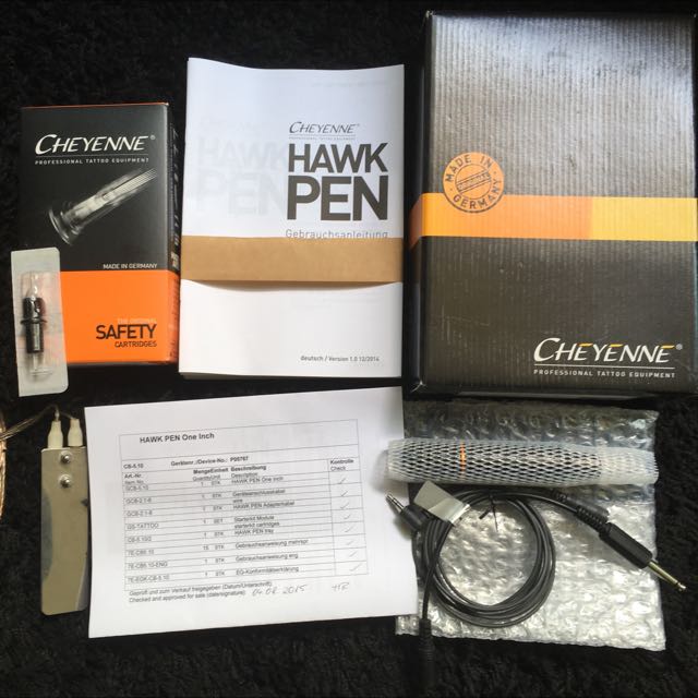 CHEYENNE HAWK PEN TATTOO MACHINE, Hobbies & Toys, Stationery & Craft ...
