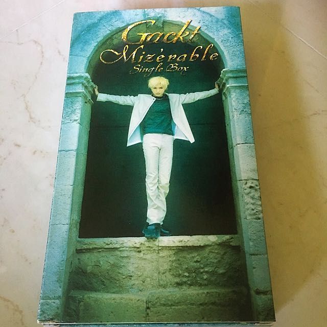 Gackt Mizerable Single Box W VHS, Hobbies & Toys, Memorabilia & Collectibles, Fan Merchandise on ...