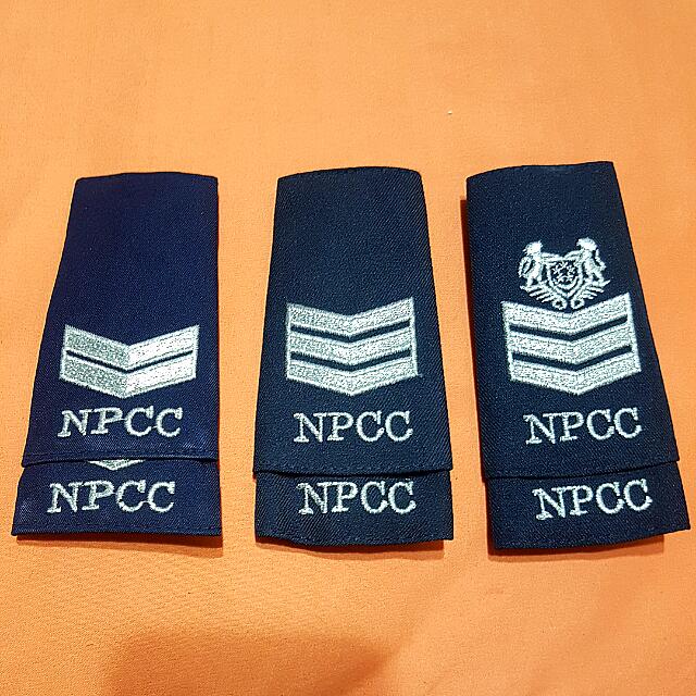 NPCC Epaulette Ranks, Everything Else on Carousell