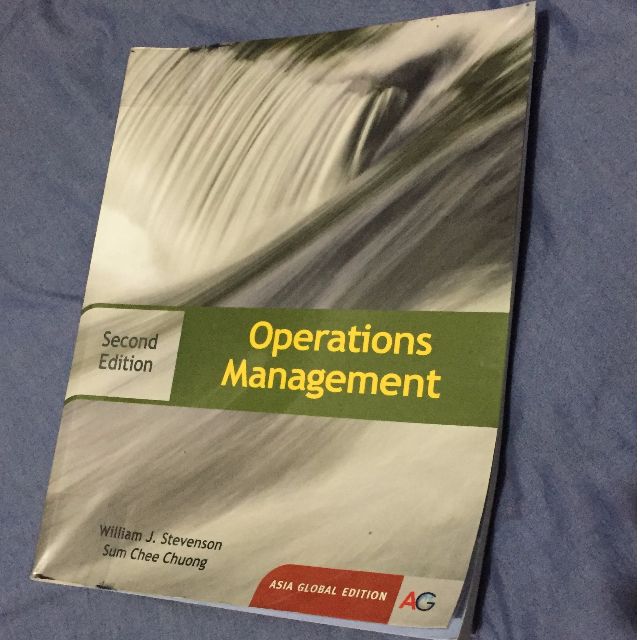 Operations Management Second Edition, Hobbies & Toys, Books & Magazines ...