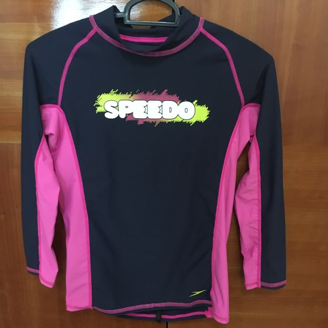Speedo Rash Guard Womens Fashion Tops Other Tops On Carousell