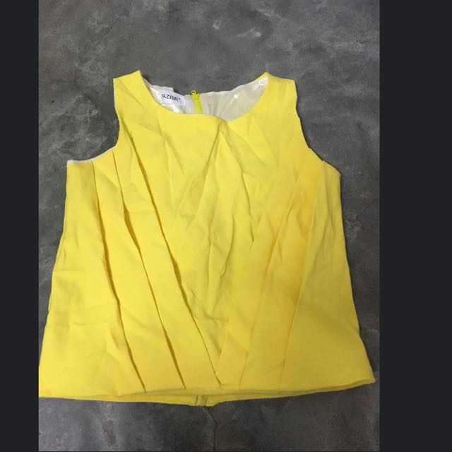 Yellow Sunshine Top, Women's Fashion, Tops, Blouses on Carousell