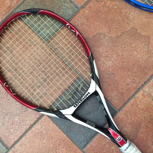 Wilson K5 Tennis Racquet, Sports Equipment, Sports & Games, Racket ...