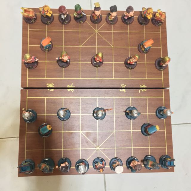 3D Chinese Chess Set 三国版本, Furniture & Home Living, Kitchenware ...