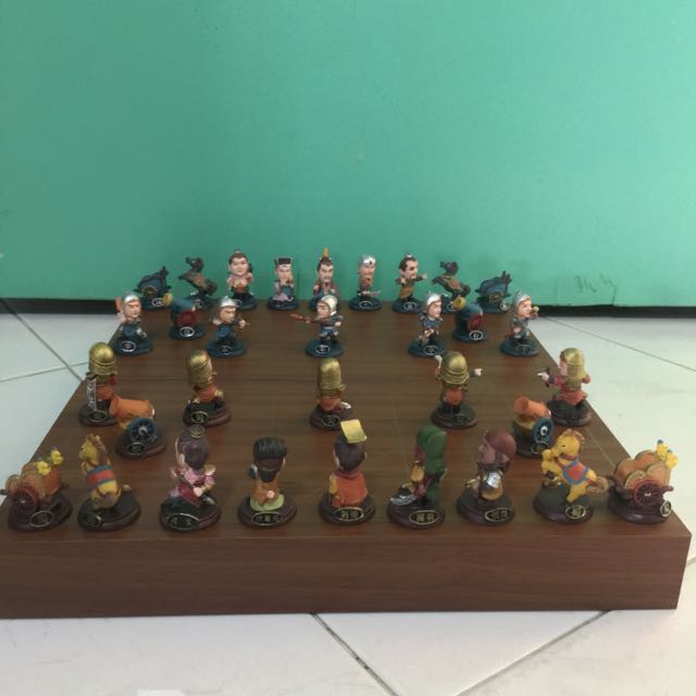 3D Chinese Chess Set 三国版本, Furniture & Home Living, Kitchenware ...