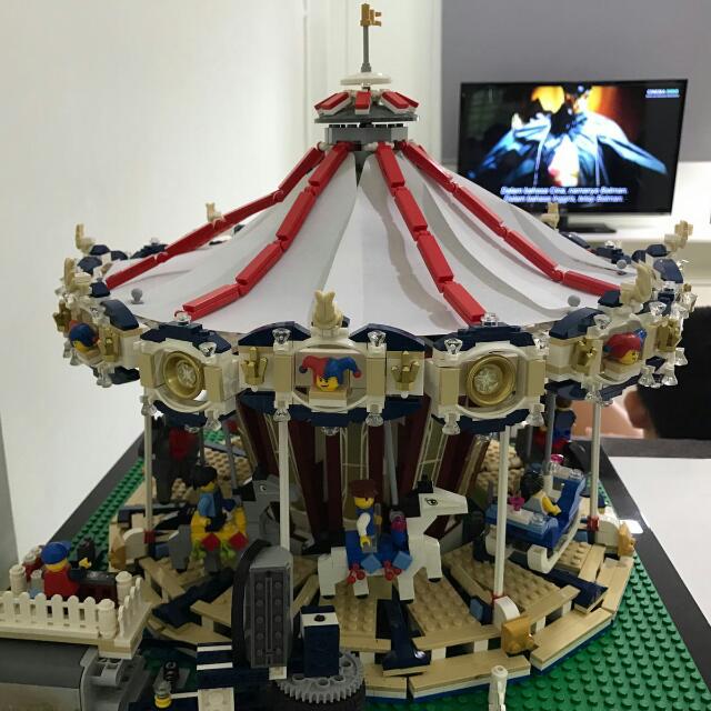 Lego Grand Carousel In Customised Acrylic Box, Toys & Games, Others on ...