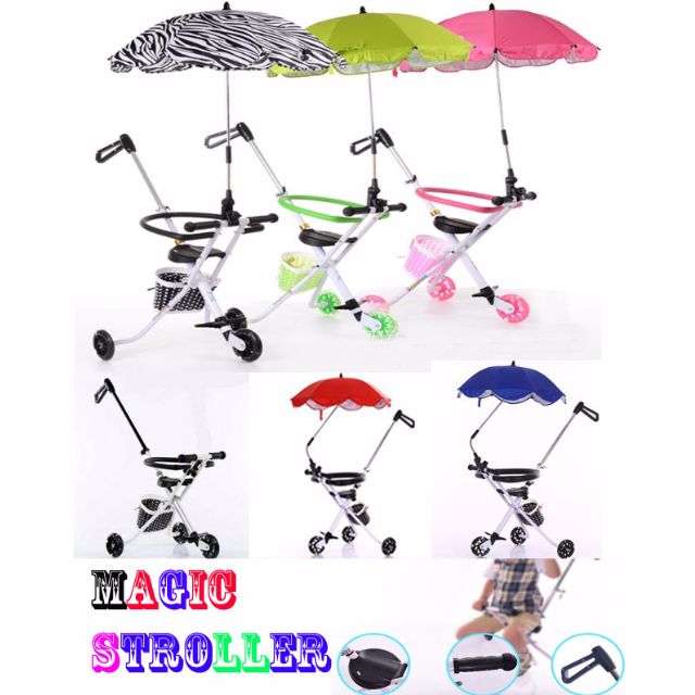 NEW Magic Stroller with flashing wheel(Free Safety Belt) [READY STOCK ...