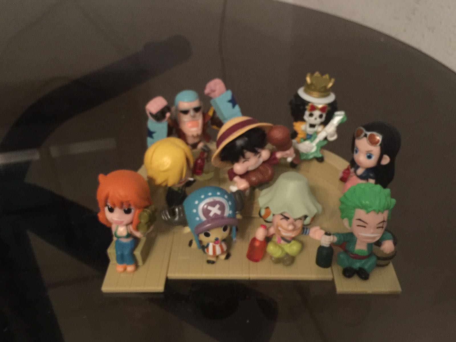 One piece mini figurines, Hobbies & Toys, Toys & Games on Carousell