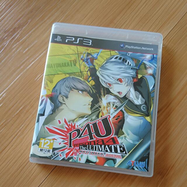 P4U Persona 4 The Ultimate, Video Gaming, Video Games, PlayStation on Carousell