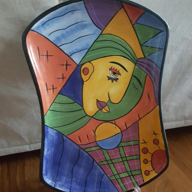 Picasso INSPIRED DISPLAY plate, Furniture & Home Living, Kitchenware ...