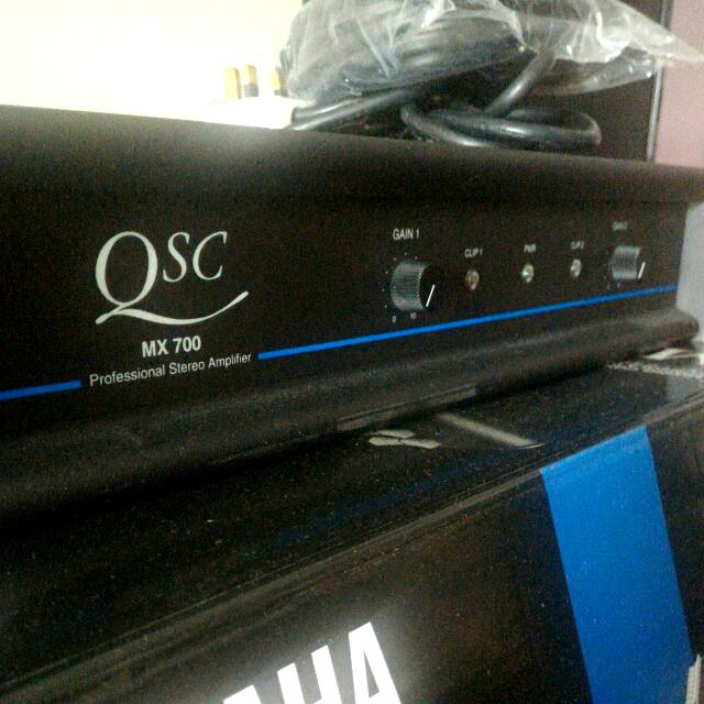 Qsc Mx700 Power Amplifier, Hobbies & Toys, Music & Media, Musical ...