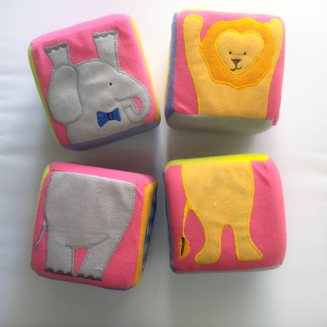 Soft Cube Stacker Toy (Preloved), Hobbies & Toys, Toys & Games on Carousell
