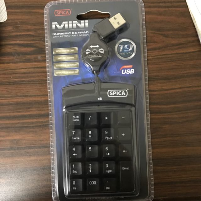 SPICA Mini Numeric Keypad, Computers & Tech, Parts & Accessories, Computer Keyboard on Carousell