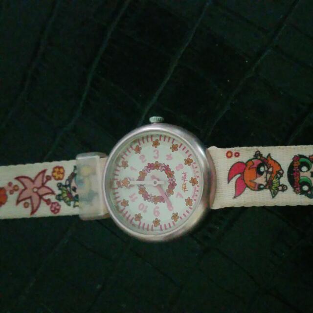 Swatch Flik Flak Power Puff Girl Watch, Babies & Kids, Babies & Kids ...