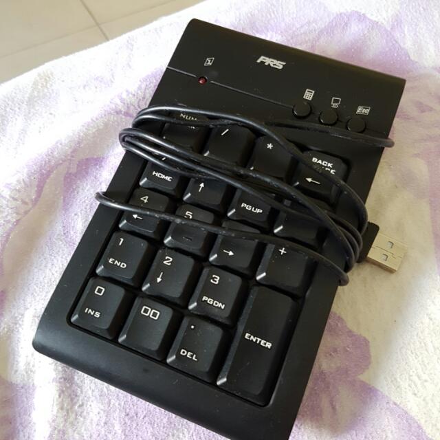 USB Numeric Keypad From Challenger, Computers & Tech, Parts & Accessories, Computer Keyboard on ...