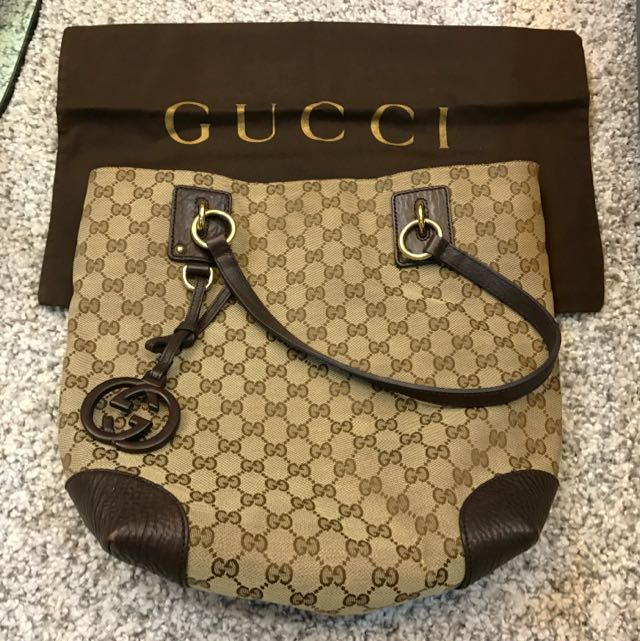 GUCCI Tote Bag, Luxury, Bags & Wallets on Carousell