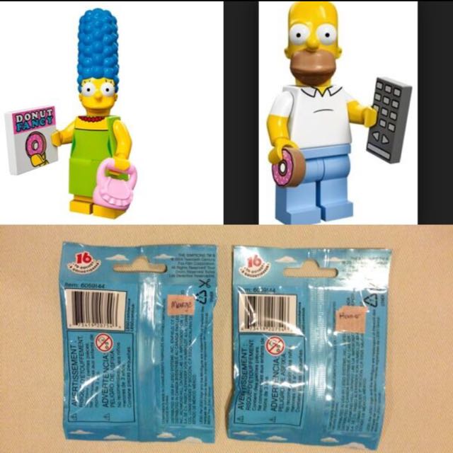 LEGO Simpsons Minifigures Series 1 Complete Set (71005), Hobbies & Toys ...