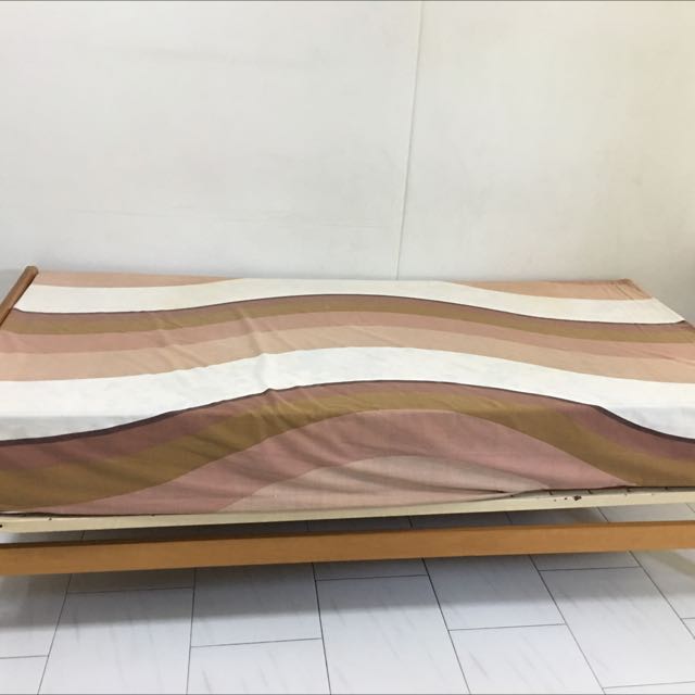 Used Single Bed Frame And Mattress, Furniture & Home Living, Furniture ...