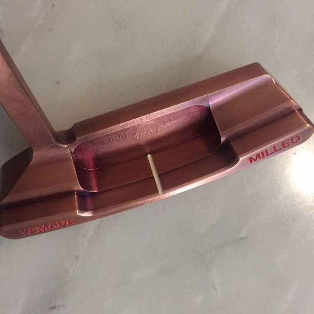 Yamada Milled Burning Copper Emperor 2 Putter 44 Inch, Sports Equipment ...