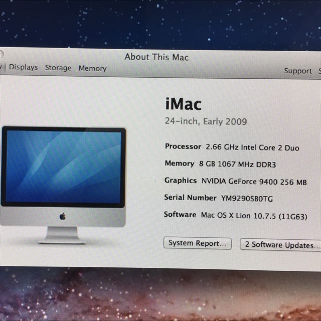 2009 iMac complete with original keyboard and mouse, Computers & Tech ...