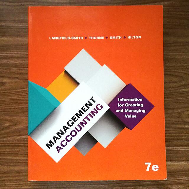 ACC2002 Managerial Accounting Textbook (Pending), Hobbies & Toys, Books ...