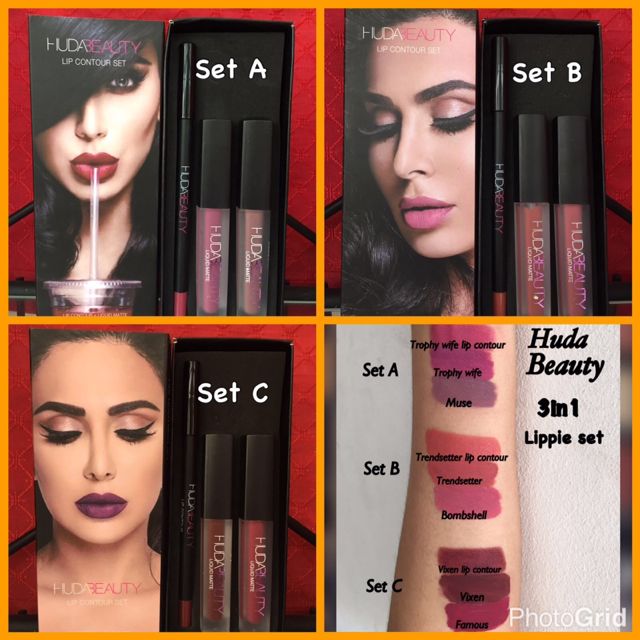HUDA BEAUTY SET, Beauty & Personal Care, Face, Makeup on Carousell