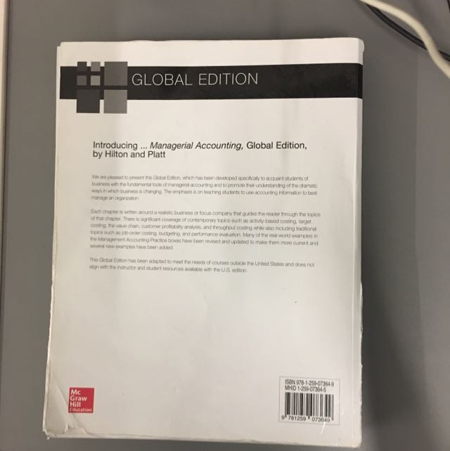 Ad2101 Managerial Accounting - Creating Value In A Dynamic Business ...
