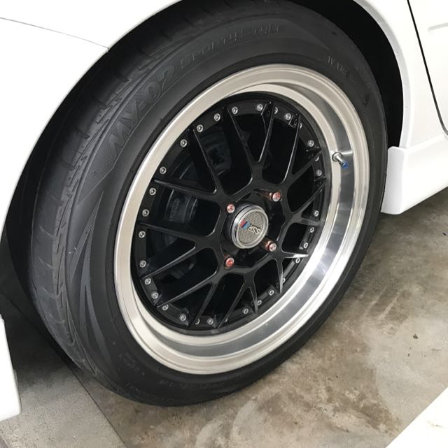 SSR staggered Rims And Tire To Go!, Car Accessories on Carousell