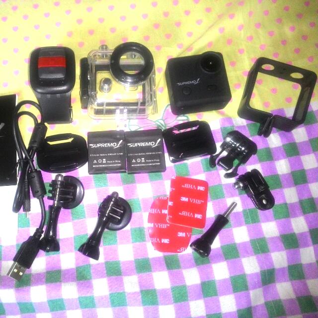 SUPREMO 1 ACTION WIFI CAMERA, Photography, Cameras on Carousell