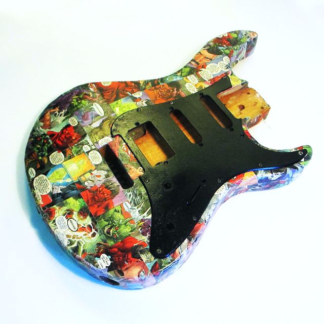 Yamaha Pacifica Comic Book Design Guitar Body, Hobbies & Toys, Music ...